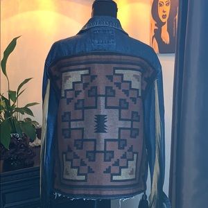 Handmade | Jackets & Coats | Festival Custom Native American Denim ...